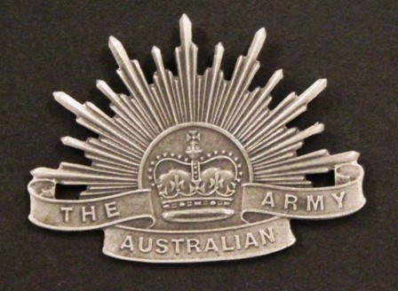 Pewter Rising Sun Badge - Small - Army Museum of South Australia ...